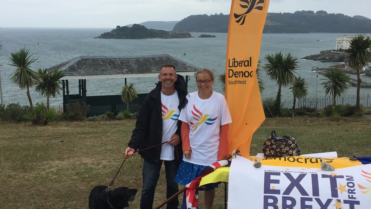 Braving the elements at Pride in Plymouth - Exmouth and Exeter East ...